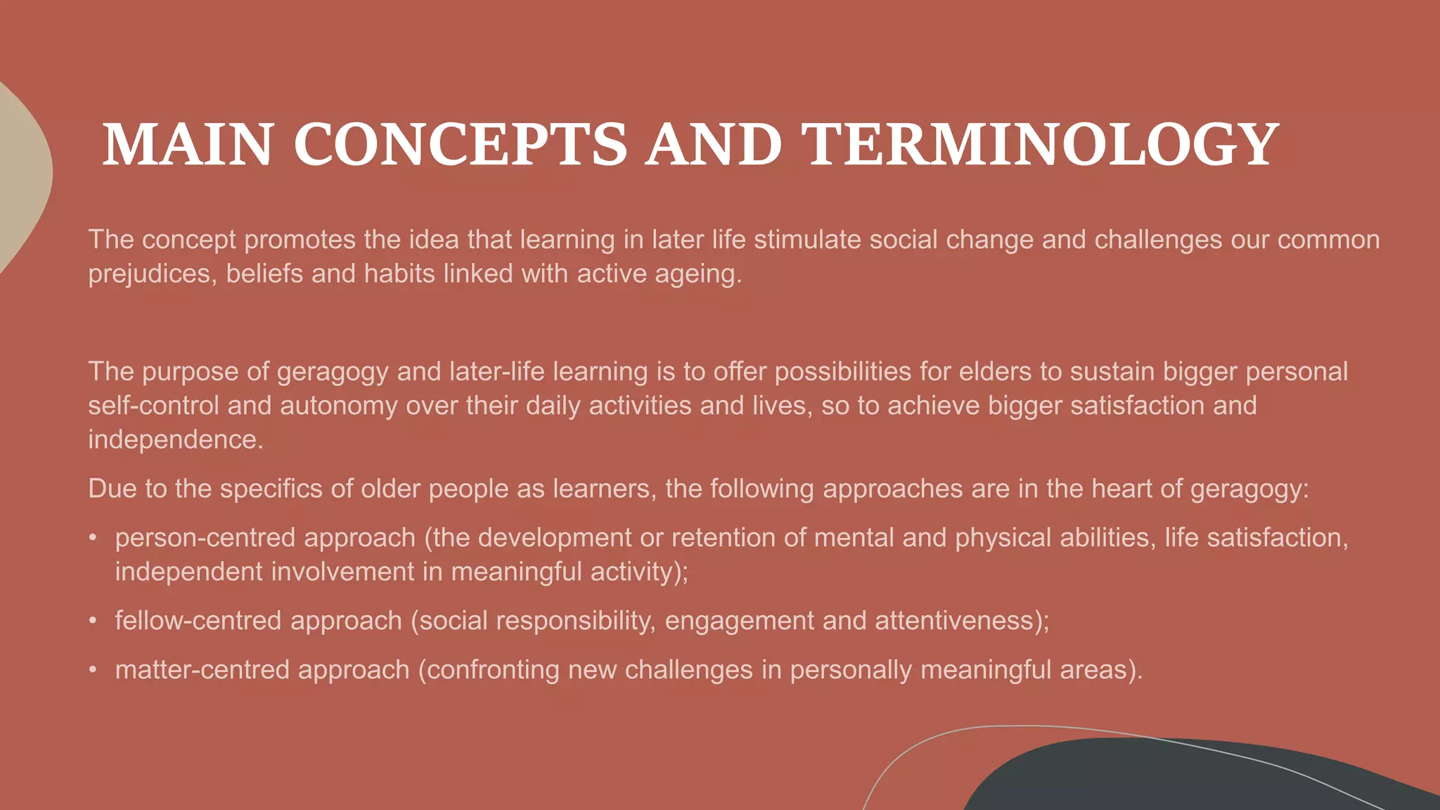 Timeless Project: Teaching Older Learners. Development of Inclusive ...