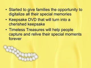 Timeless Treasure Marketing | PPT