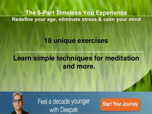 Timeless you by Deepak Chopra