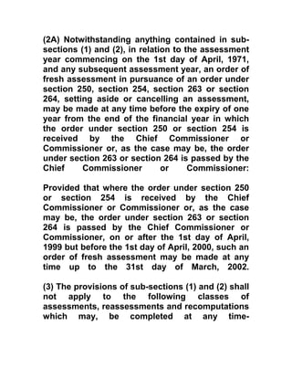 Time limit for completion of assessments and reassessments.bose
