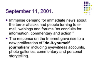 Timeline: Citizen Journalism | PPT | Smartphones | Consumer Electronics