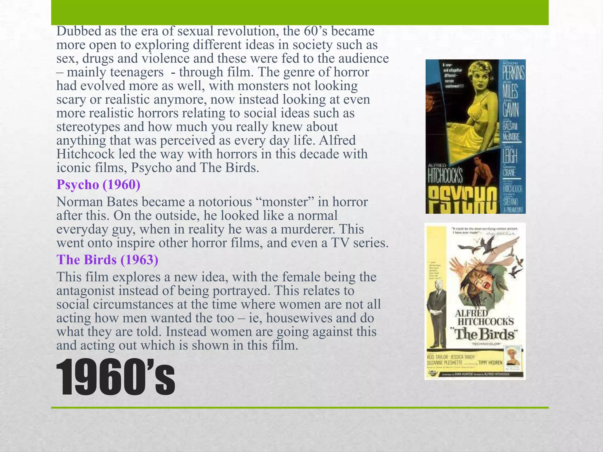Horror Film Timeline | PPTX