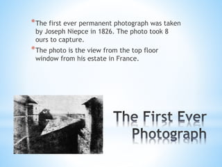 Photography unit 1 task 1 | PPTX