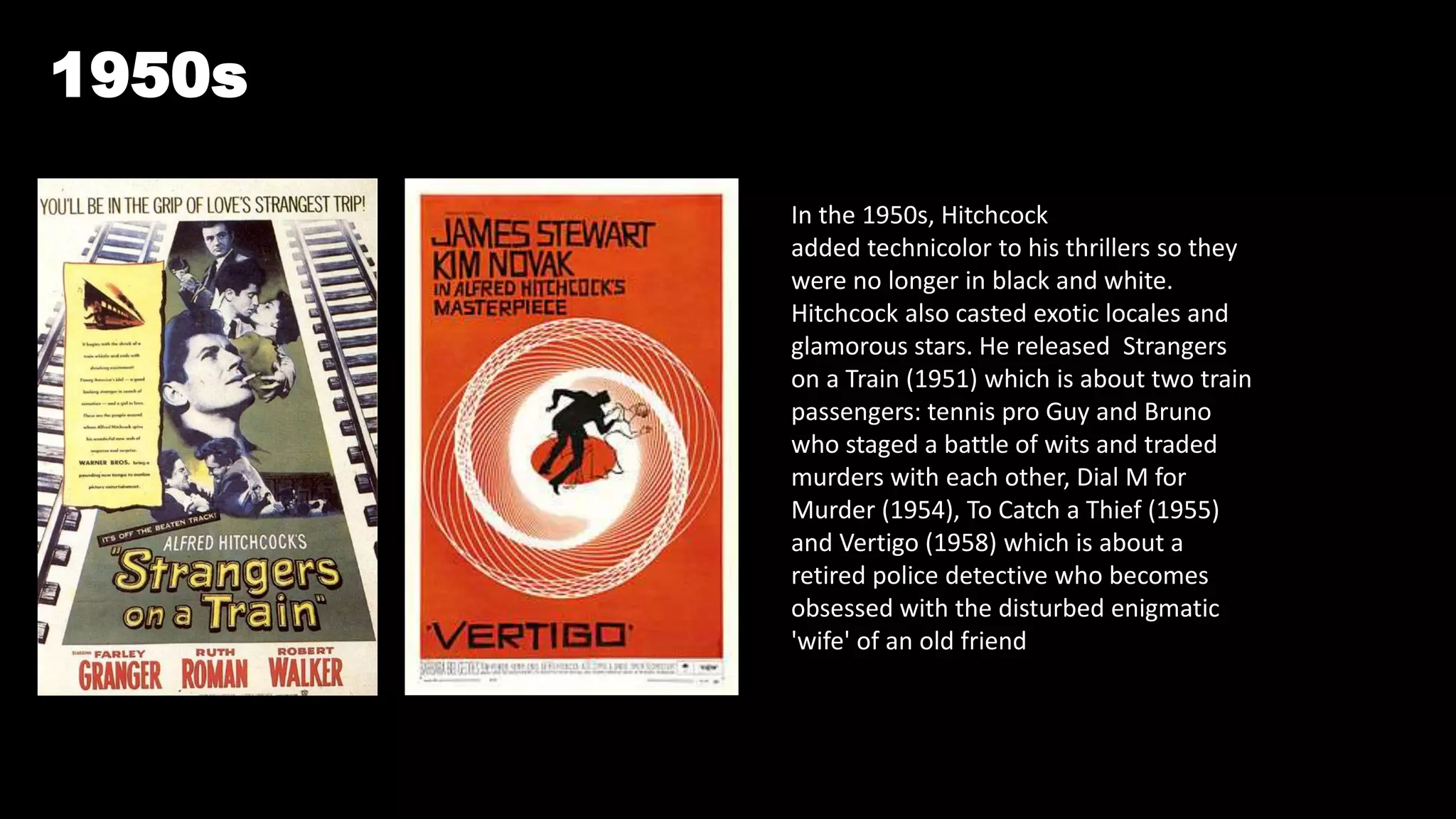 The Timeline of Thriller Movies | PPTX