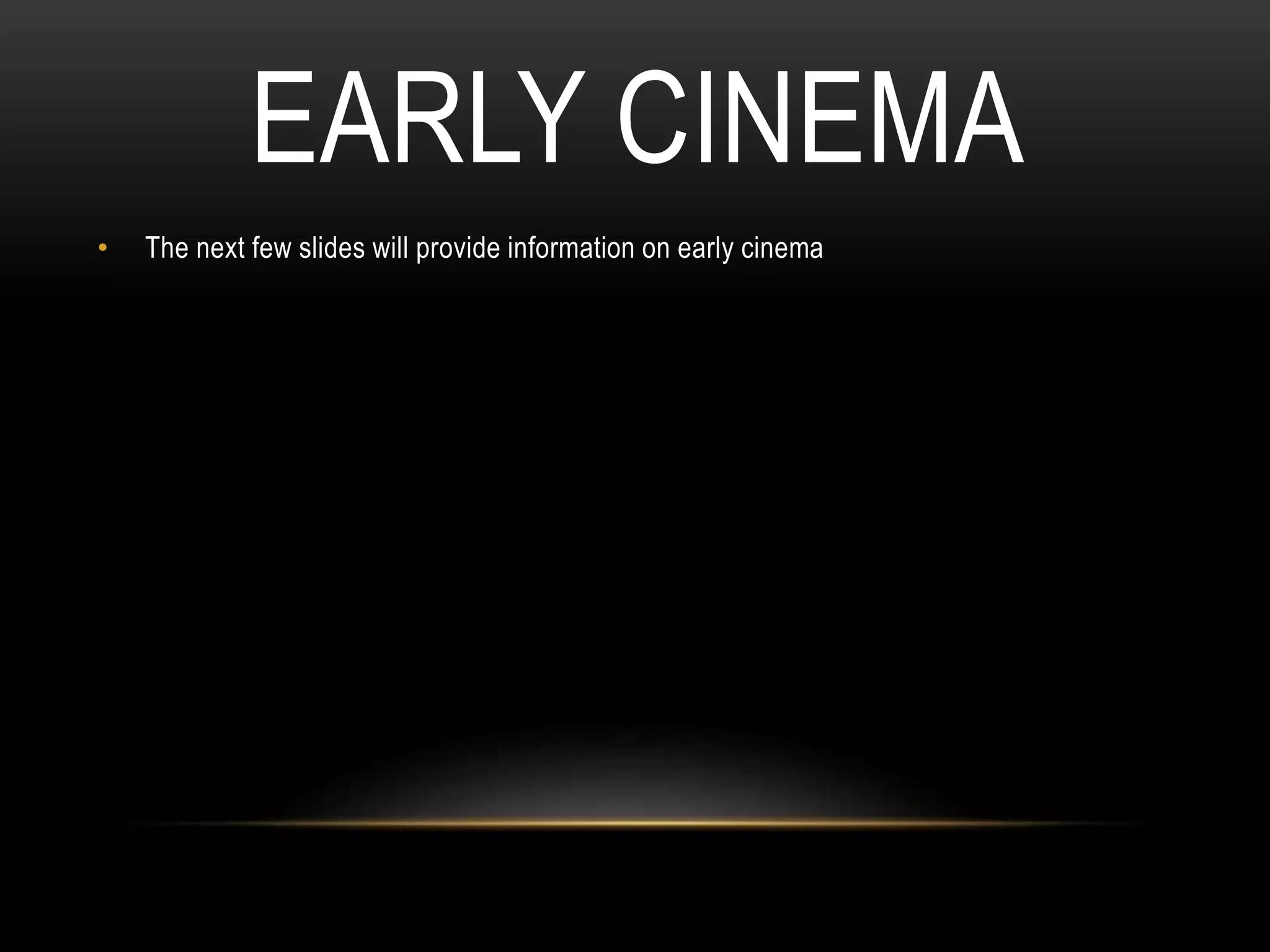 Timeline of film | PPTX