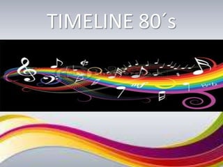 Timeline 80s | PPTX