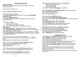 Timeline of modern Indian history relevant for upsc and pcs ...