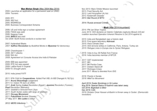 Timeline of modern Indian history relevant for upsc and pcs ...