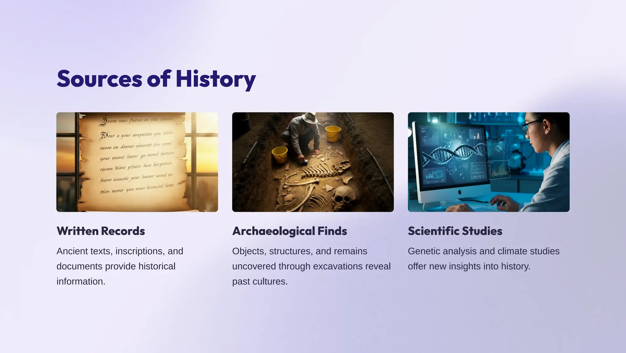 Timeline-and-Sources-of-History.6th social exploring society and beyond ...