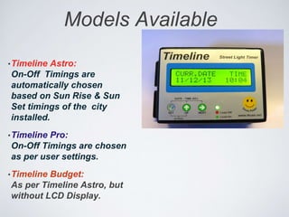 Automatic Light Timer System | PPTX