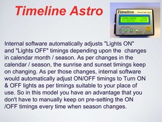 Automatic Light Timer System | PPTX