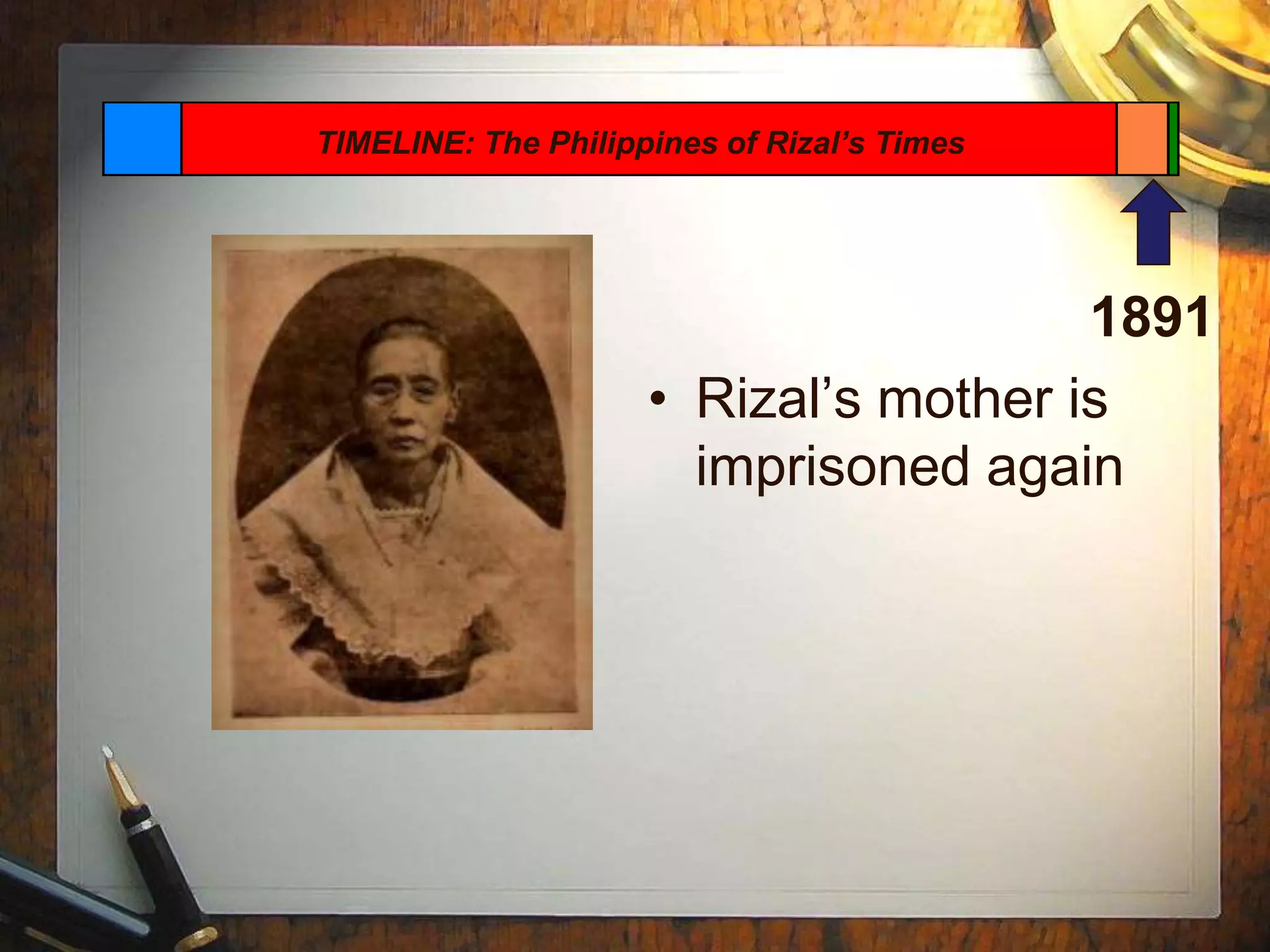 Timeline philippines of rizal's times | PPTX