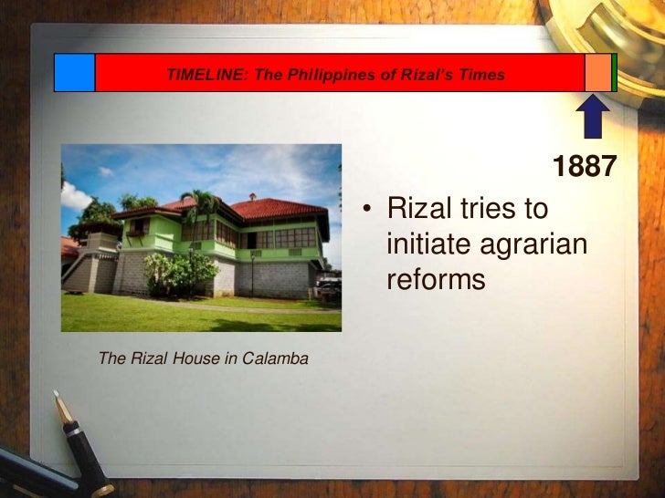 Timeline philippines of rizal's times Timeline philippines of rizal's times