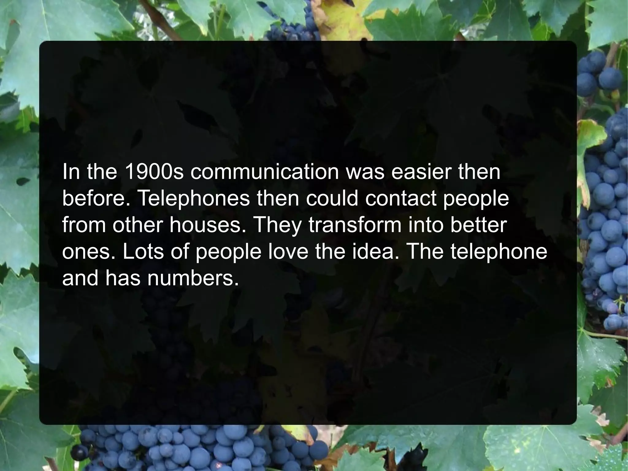 Timeline Telephones | PPT