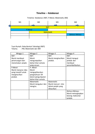 Timeline 3 e | DOCX