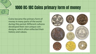 TimeLine about money epical history okey?? | PPT