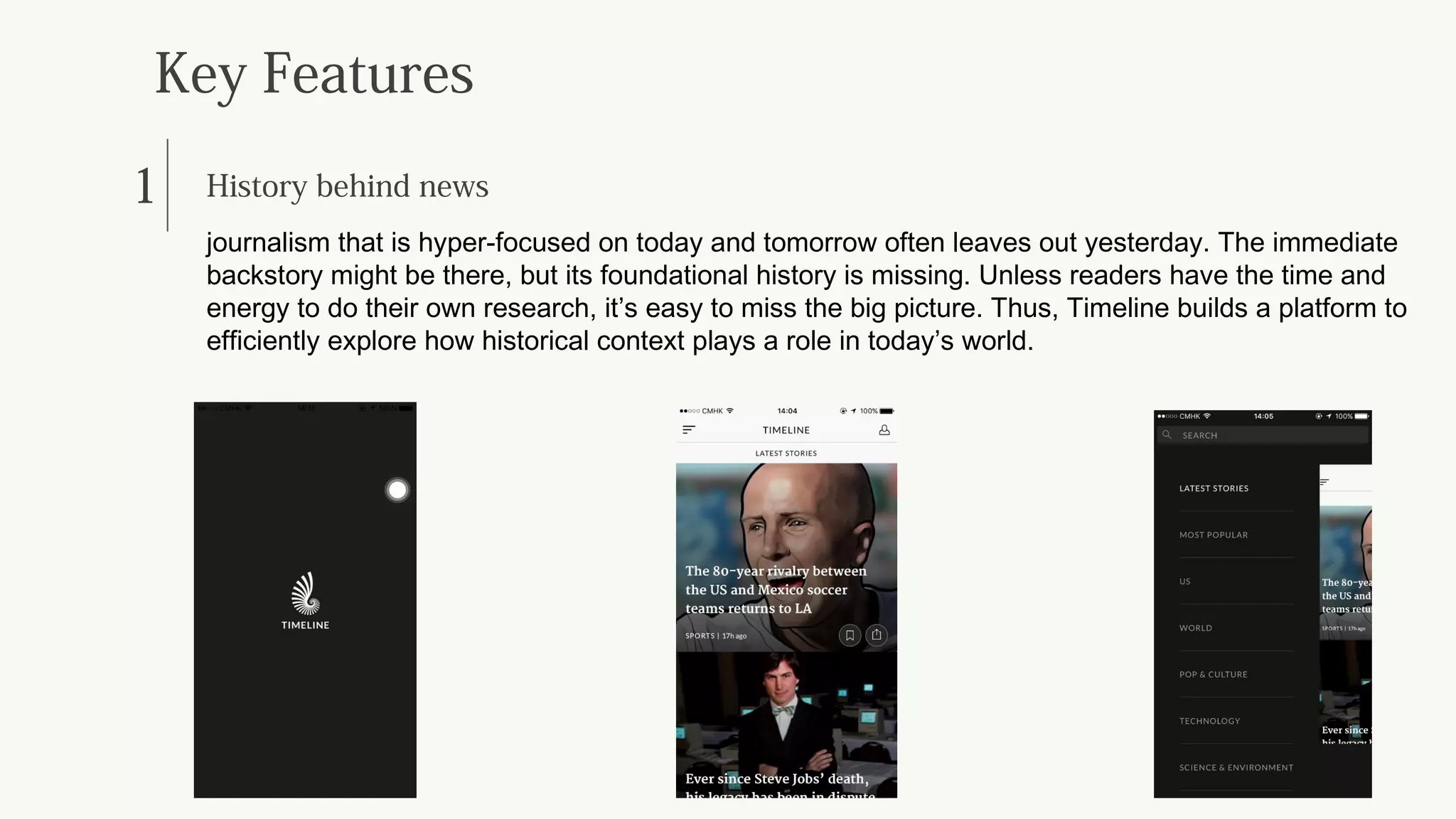 Timeline app sharing yu yue 1155067382 | PPT
