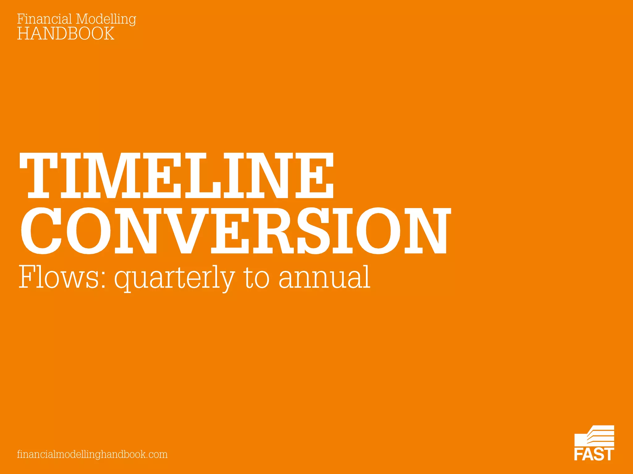 Timeline conversion (flows) quarterly to annual | PDF