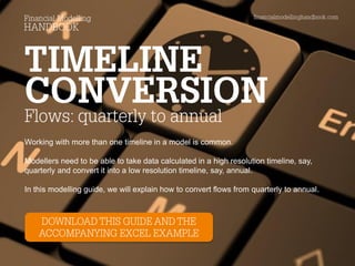 Timeline conversion (flows) quarterly to annual | PDF