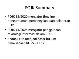 Timeline dan Vendor RUPS untuk PT Tbk.pptx