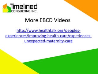 Experience based co design EBCD | PPT