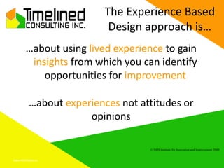 Experience based co design EBCD | PPT