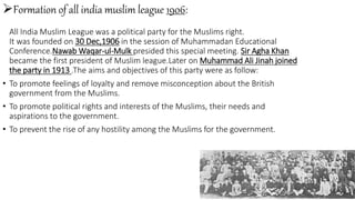 Timeline events in the history of india from 1905-1930 | PPTX