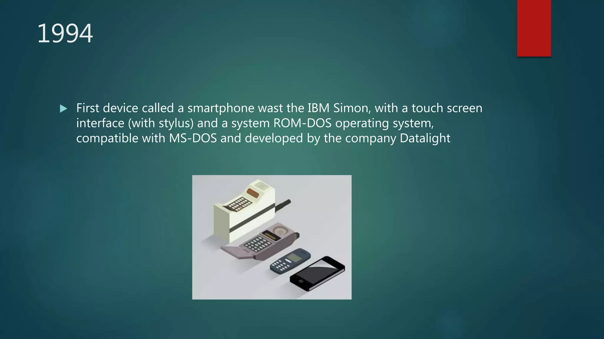 Timeline for the mobile operating systems | PPTX