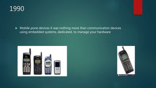 Timeline for the mobile operating systems | PPTX