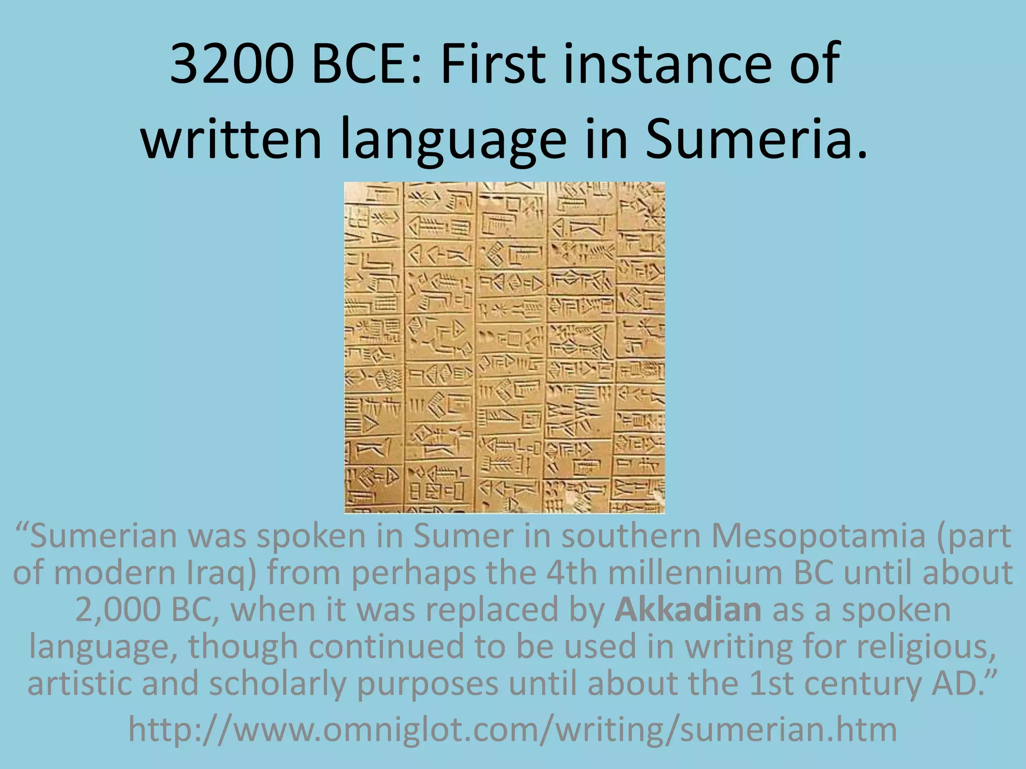 History of Writing Tools Timeline | POTX