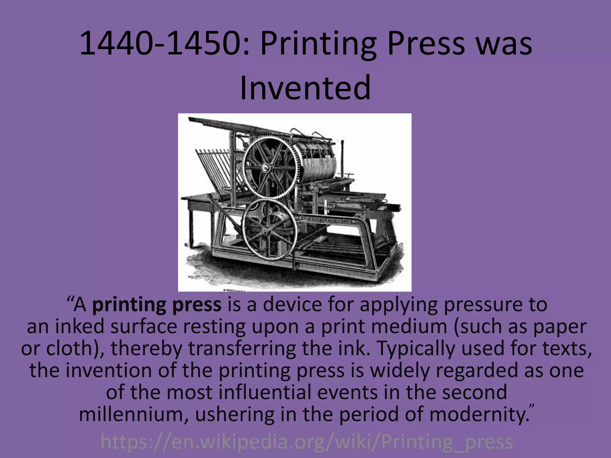 History of Writing Tools Timeline | PPT