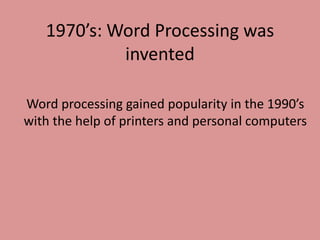 History of Writing Tools Timeline | POTX