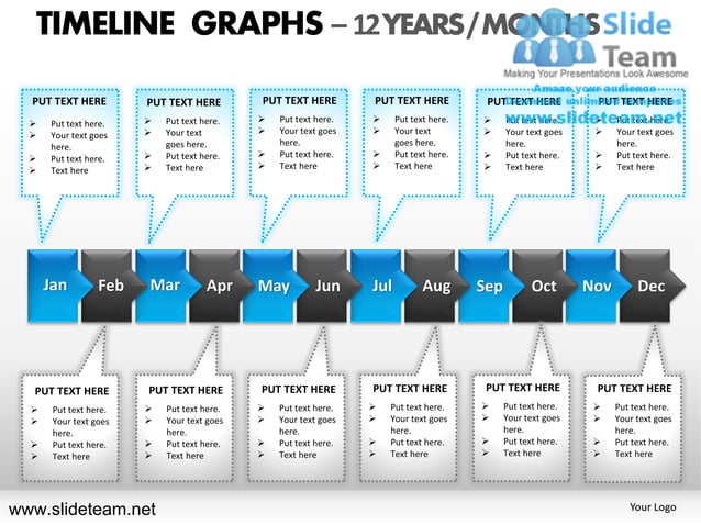 Timeline graphs powerpoint presentation templates. | PPT