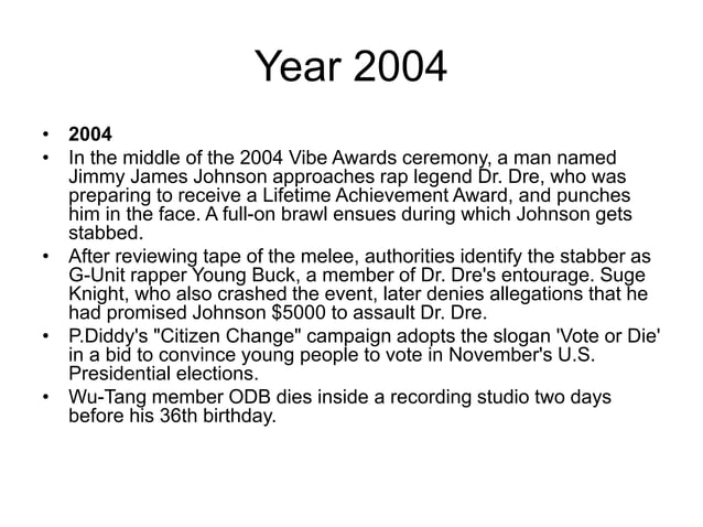 Timeline hip hop music history | PPT