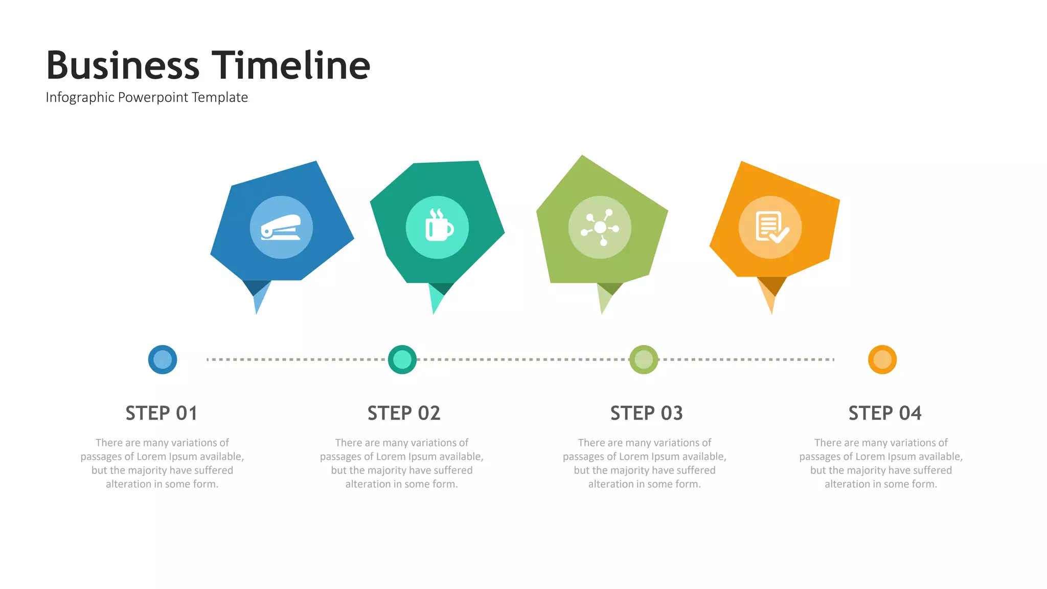 Timeline Infographic - PowerPoint Template | PPTX