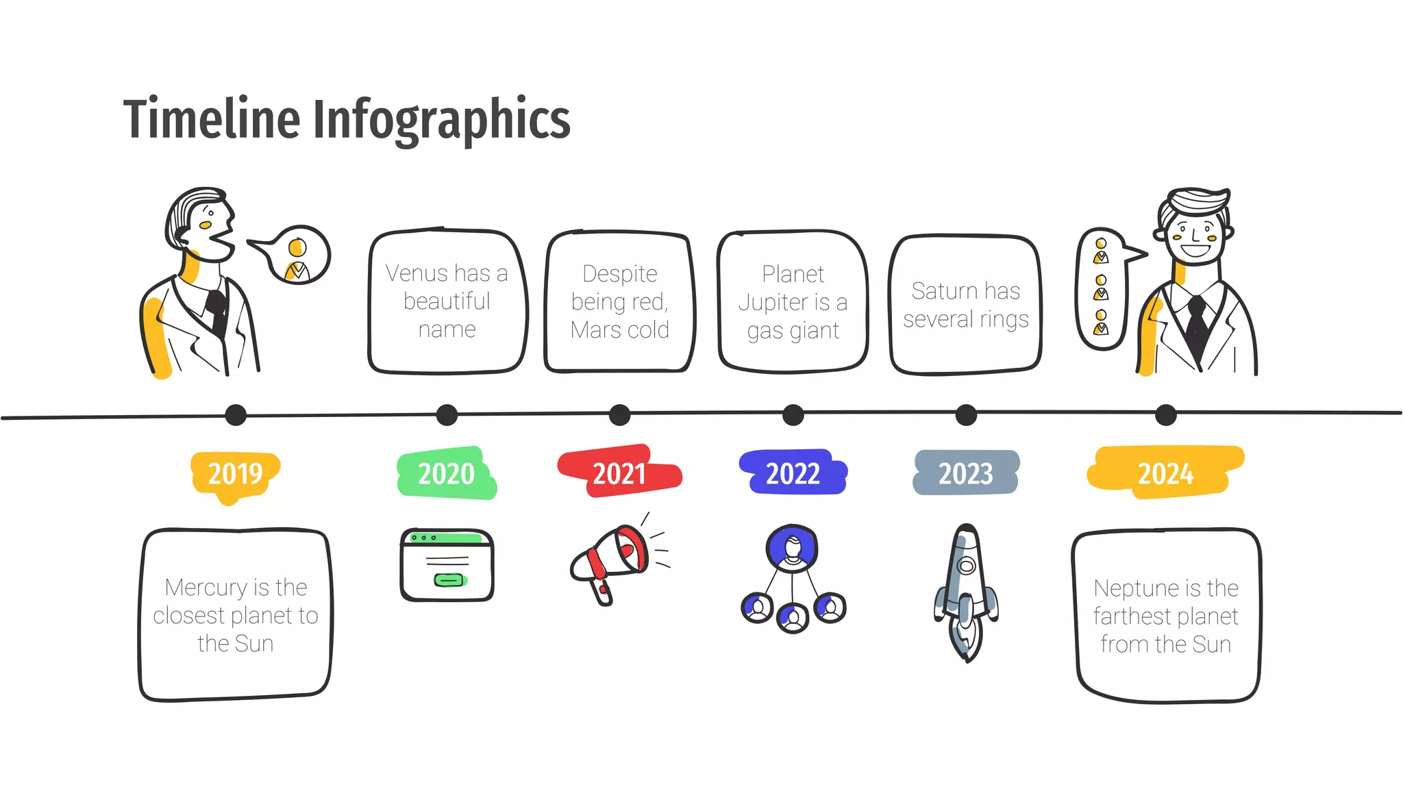 Timeline infographics by slidesgo | PPTX