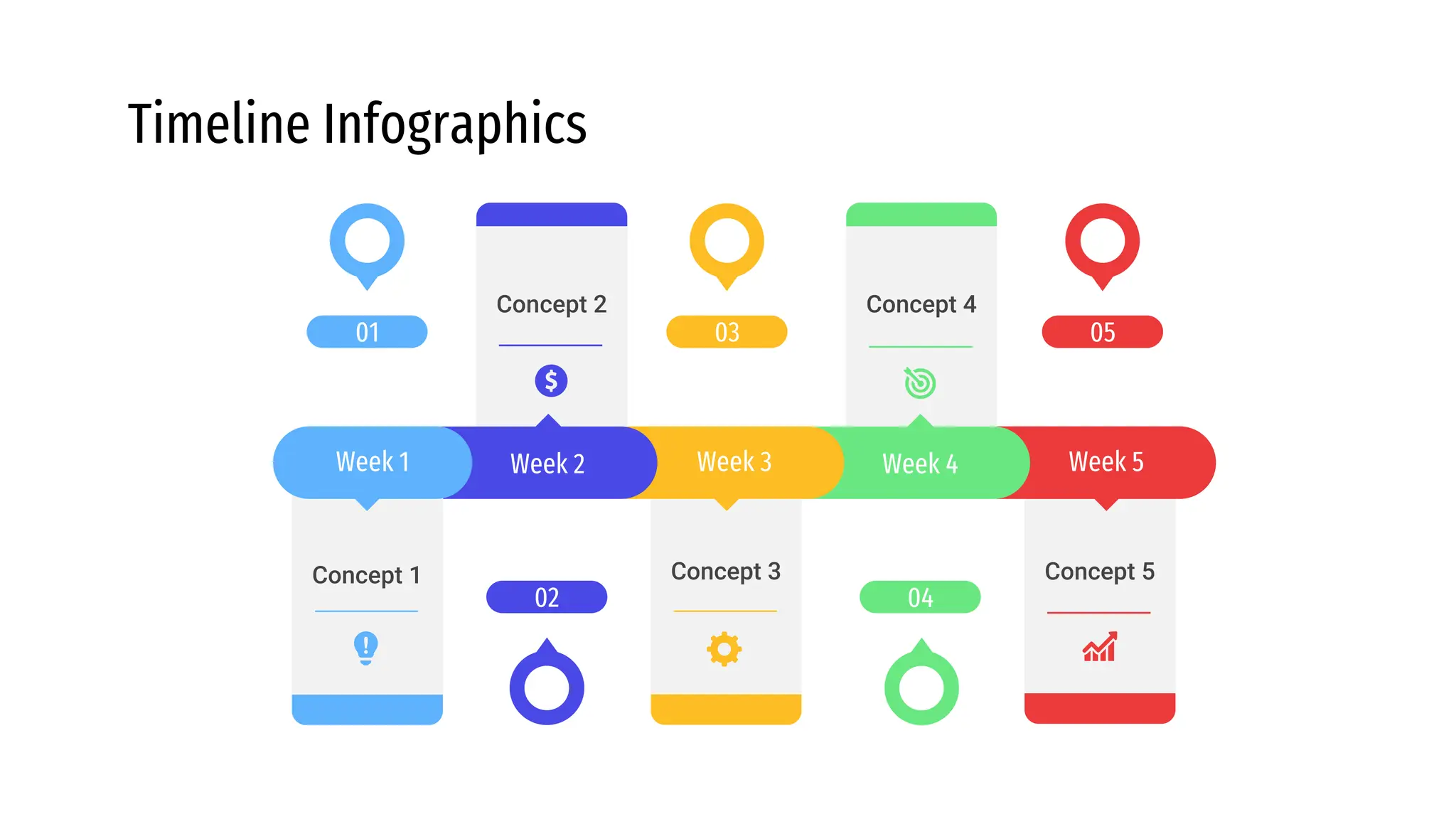 Timeline Infographics by Slidesgo contoh | PPT