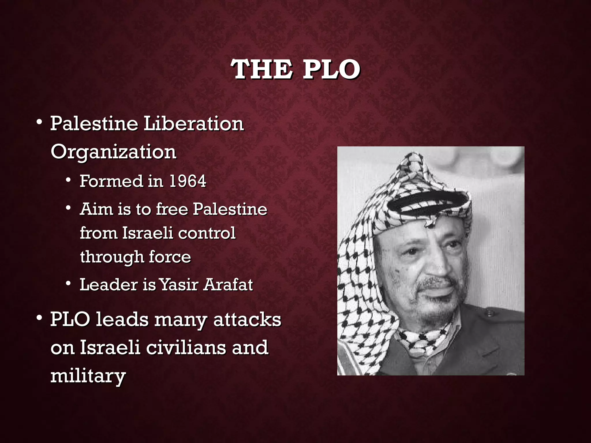 Timeline israel conflict | PPT