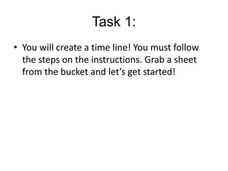 Time Line lesson | PPTX