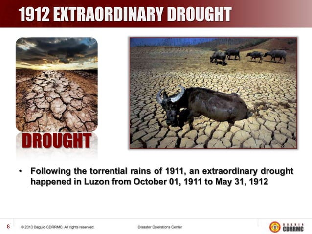 Timeline of Disasters in Baguio City | PPTX | Weather | Science