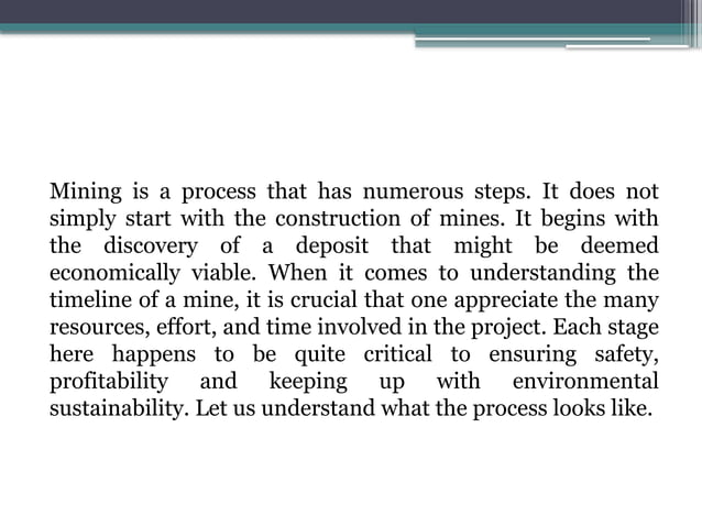 Timeline of a Mine at a Glance.pptx.PPTT