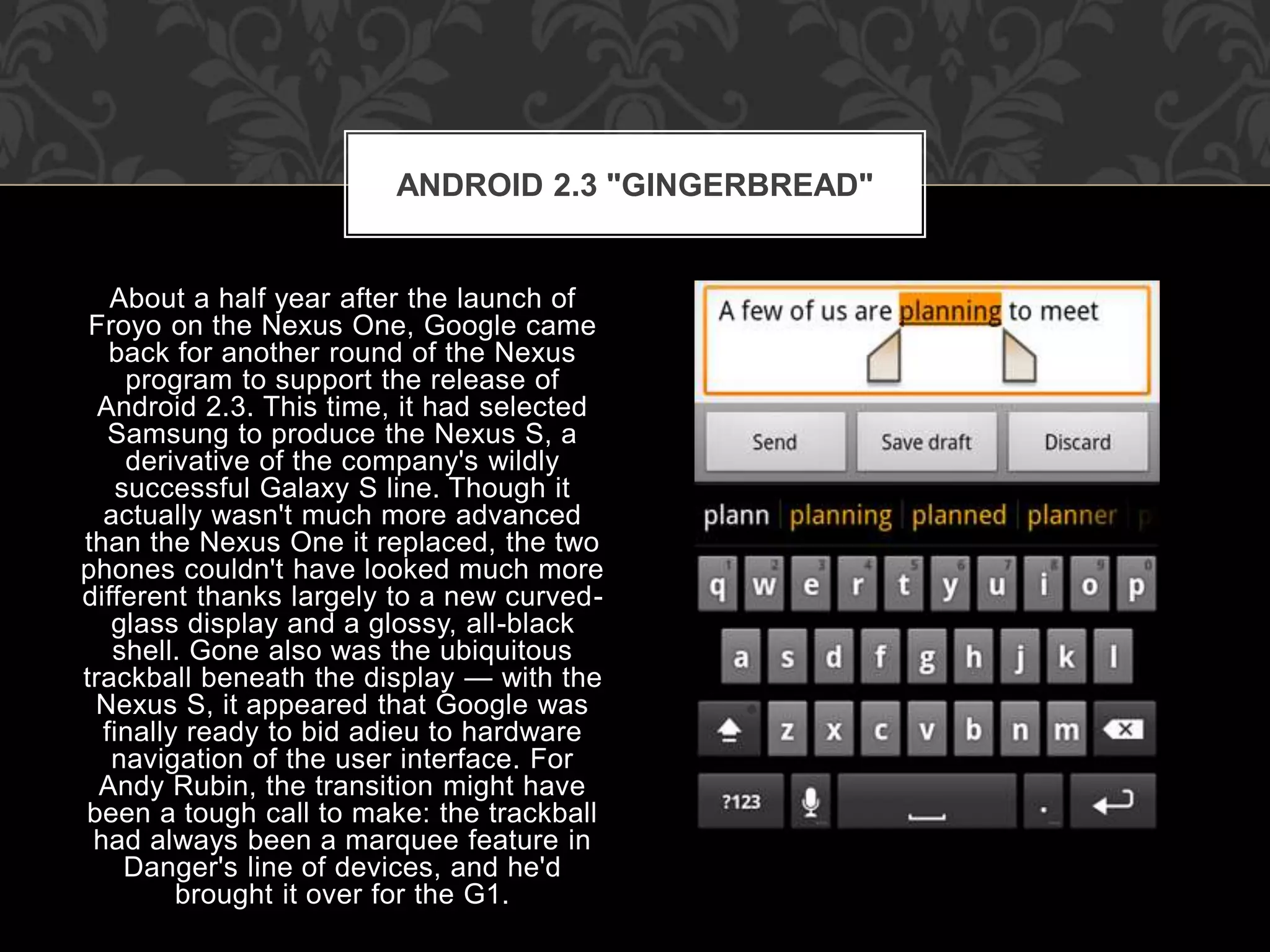 Timeline of android os | PPTX