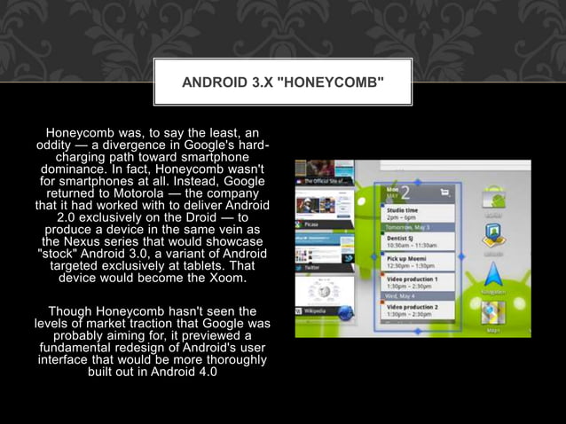 Timeline of android os | PPT