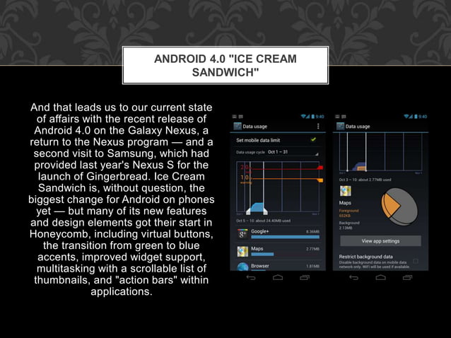 Timeline of android os | PPT