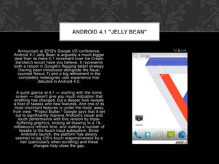 Timeline of android os | PPT