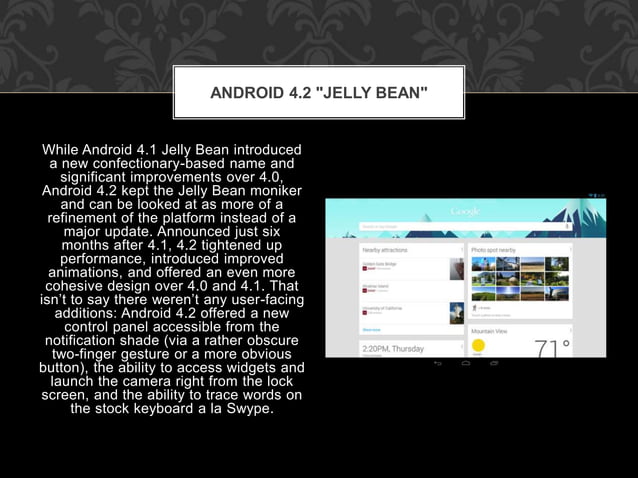 Timeline of android os | PPT