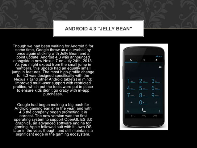 Timeline of android os | PPT