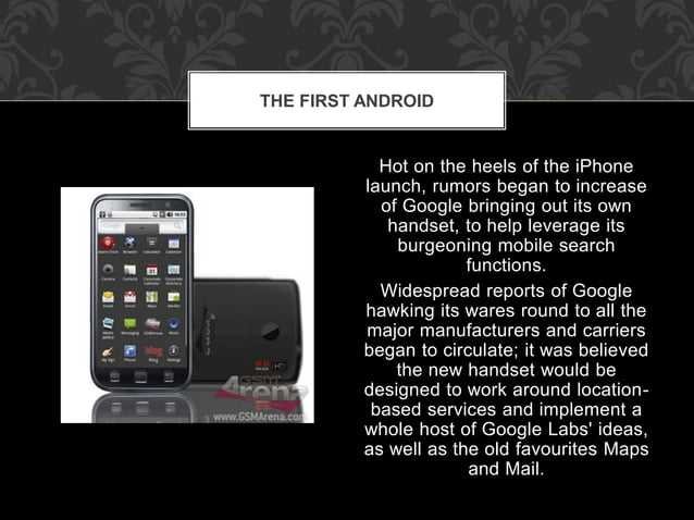 Timeline of android os | PPT