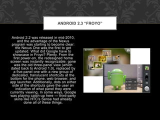 Timeline of android os | PPT