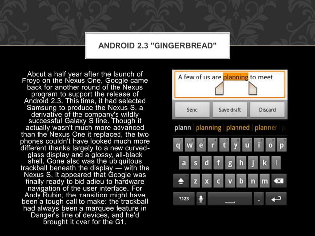 Timeline of android os | PPT